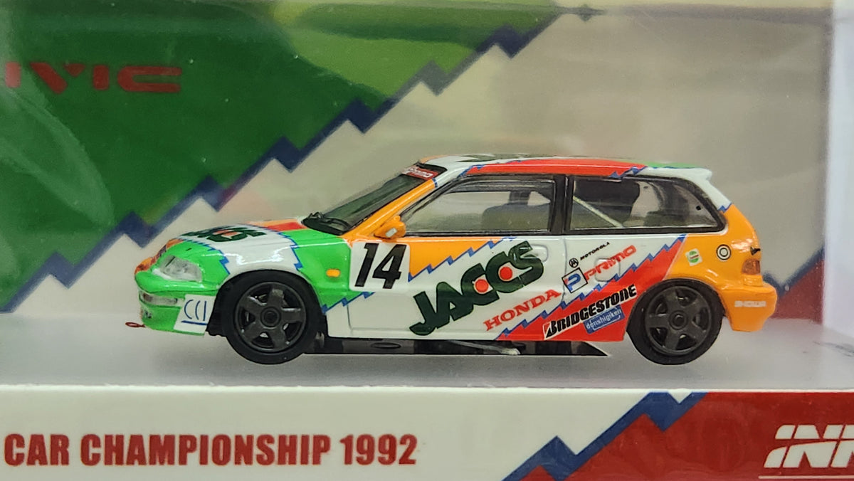1:64 inno64 Honda Civic EF9 #14 JACCS. JTC Japan Touring Car Champions ...