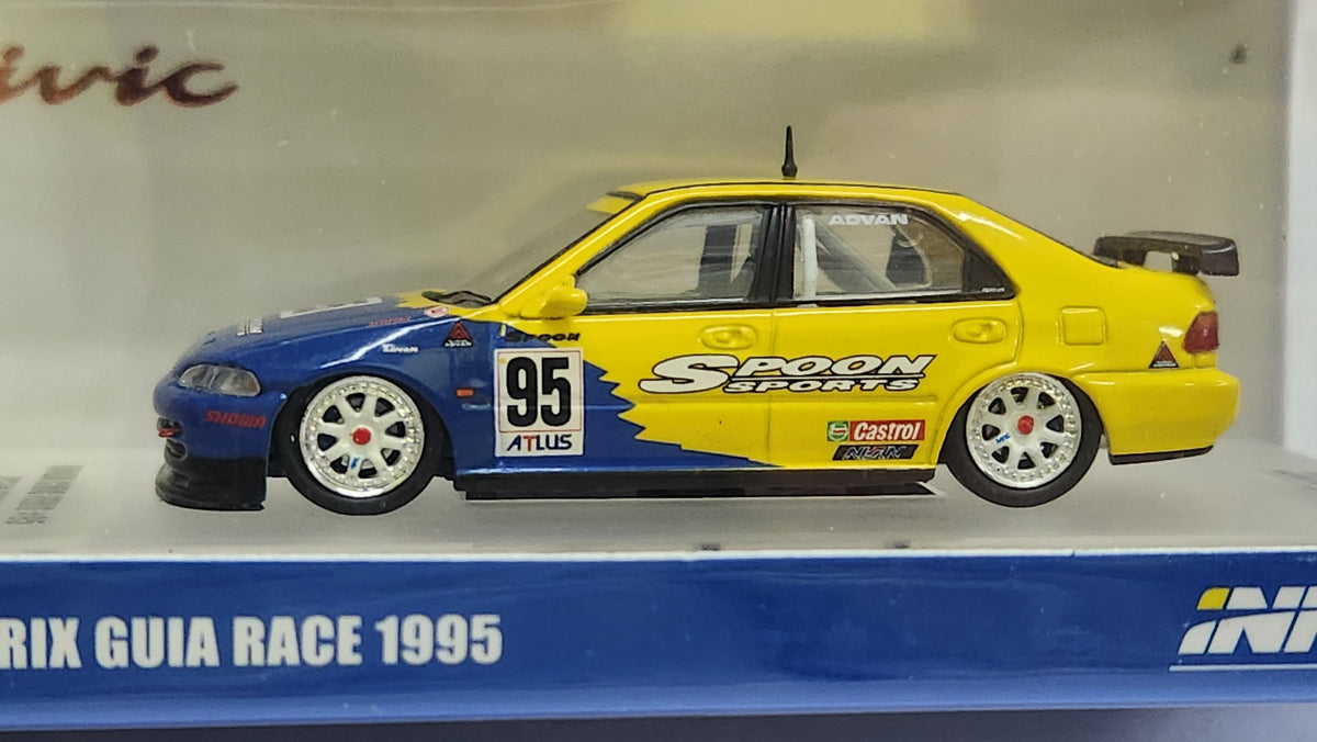 1:64 inno64 Honda Civic Ferio EG9 #95 spoon Sport Macau Guia Race 1995 ...