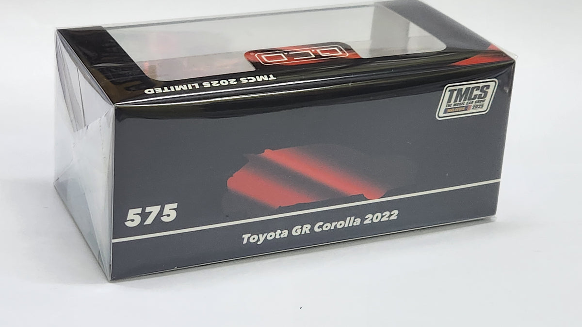 Dinner Car 1:64 GCD Toyota GR Corolla Chrome Red TMCS model car show M ...