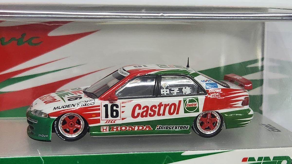 1:64 inno64 Honda Civic Ferio EG9 Castrol Mugen JTCC Japan Touring Car ...